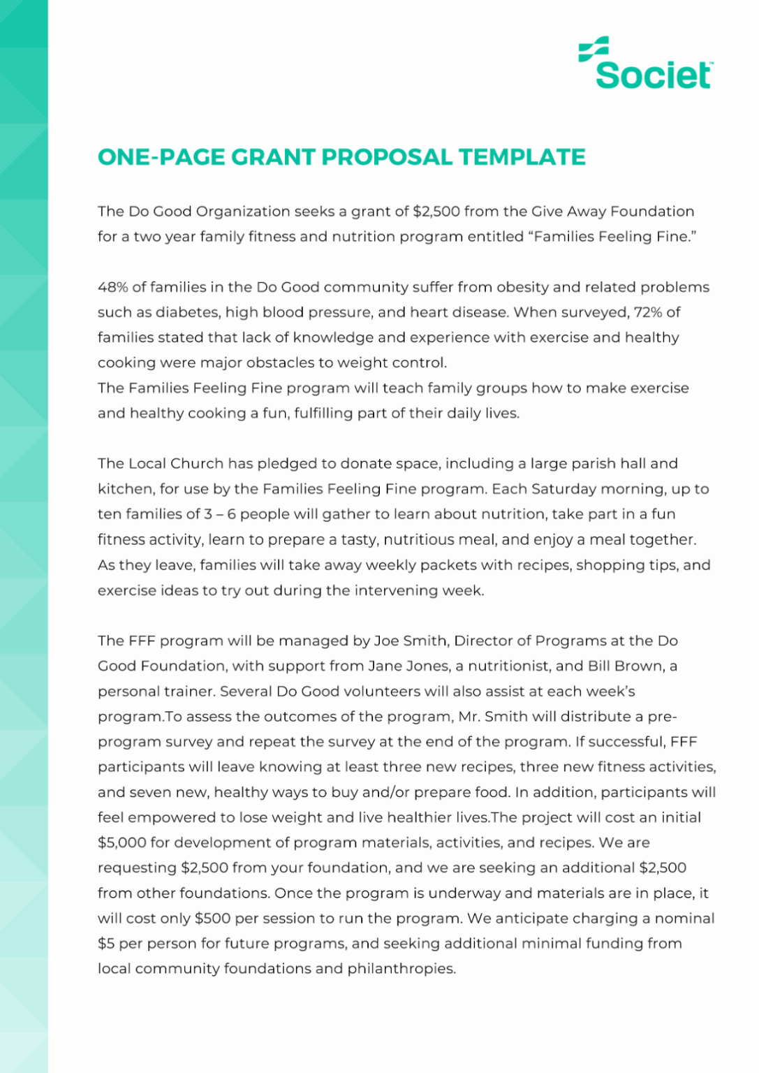 How to Write a 2-Page Grant Proposal (Plus A Free Template)