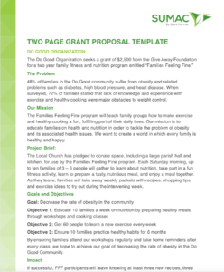 How to Write a 2 Page Grant Proposal (With Templates)