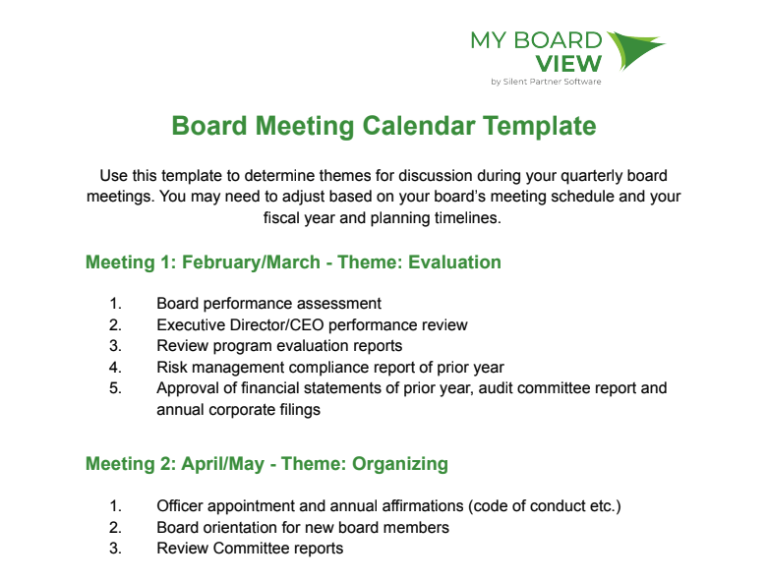 The ESSENTIAL Nonprofit Board Member Guide & Board Templates