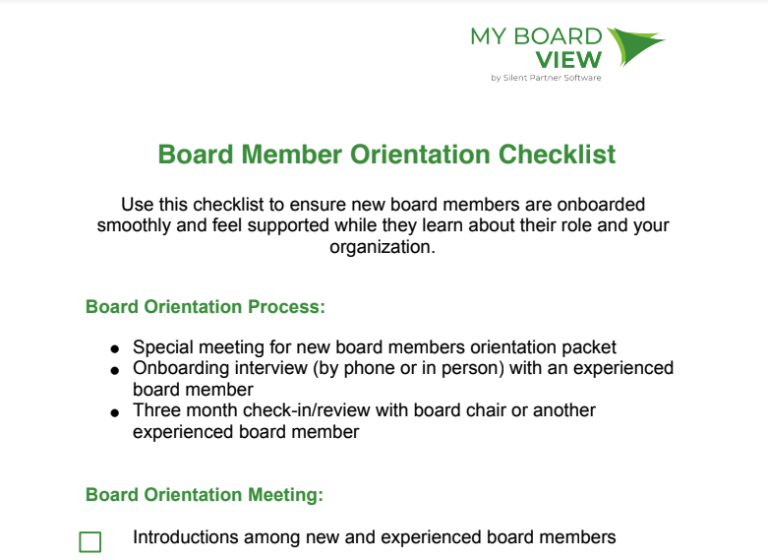 The ESSENTIAL Nonprofit Board Member Guide & Board Templates