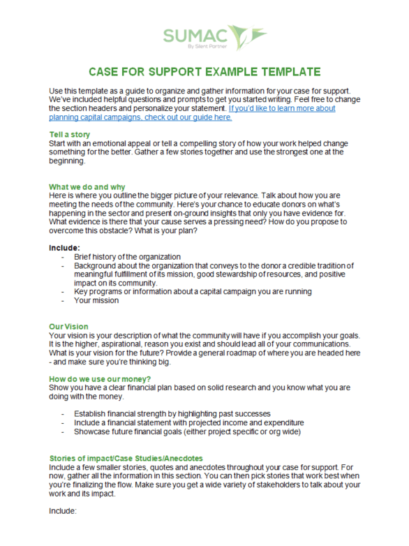 How to Write a Nonprofit Case for Support (Including Examples)